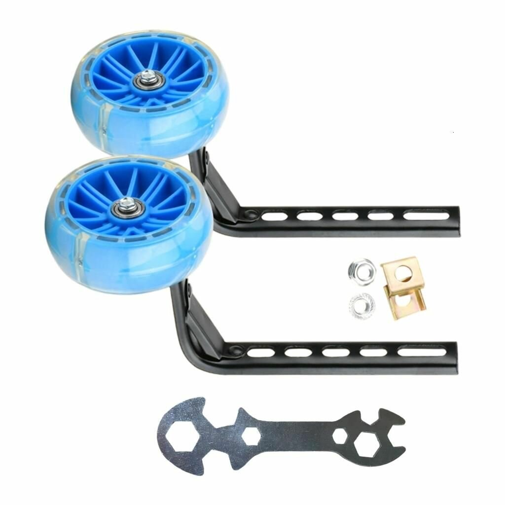 Детские стабилизирующие колеса для велосипеда, Синий