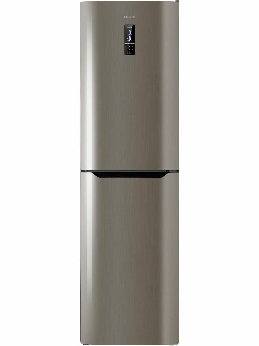 Холодильник двухкамерный Atlant 4625-199-ND ADVANCE COMFORT+, класс энергоэффективности A+, полезный объем 336 л, Full No Frost, дисплей, антибактериальная защита, LED освещение, бронзовый