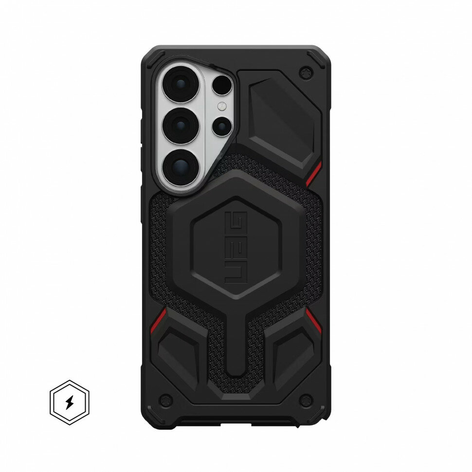 Чехол UAG Monarch Pro Kevlar для Samsung Galaxy S26 Ultra черный кевлар (Kevlar Black)