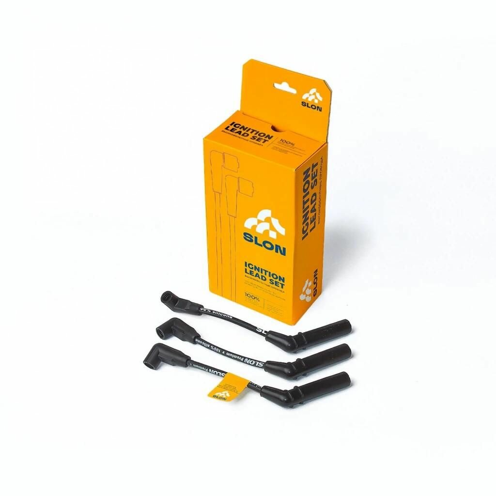 Провода высоковольтные SLON SLN.008 Chevrolet Spark 0.8 6V 05->, Daewoo Matiz 0.8 6V 00-> под модуль M100 2001-2005, M200 2005-2010 c двигателями F8CV OEM №: 96291306
