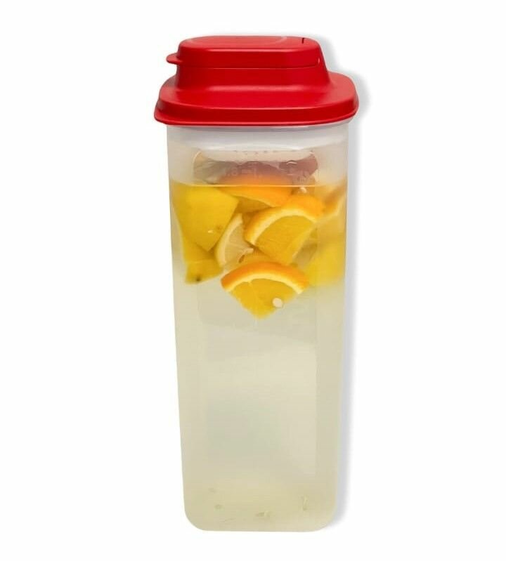 Контейнер Tupperware "Универсал", для горячих и холодных напитков, 2 л, пластик, красный