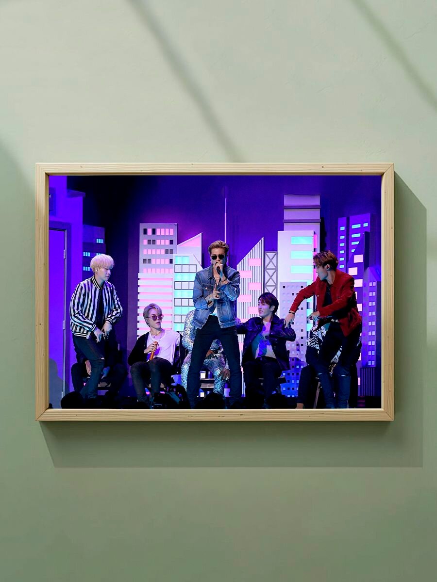 Постер, плакат на стену BTS K-Pop (А3)