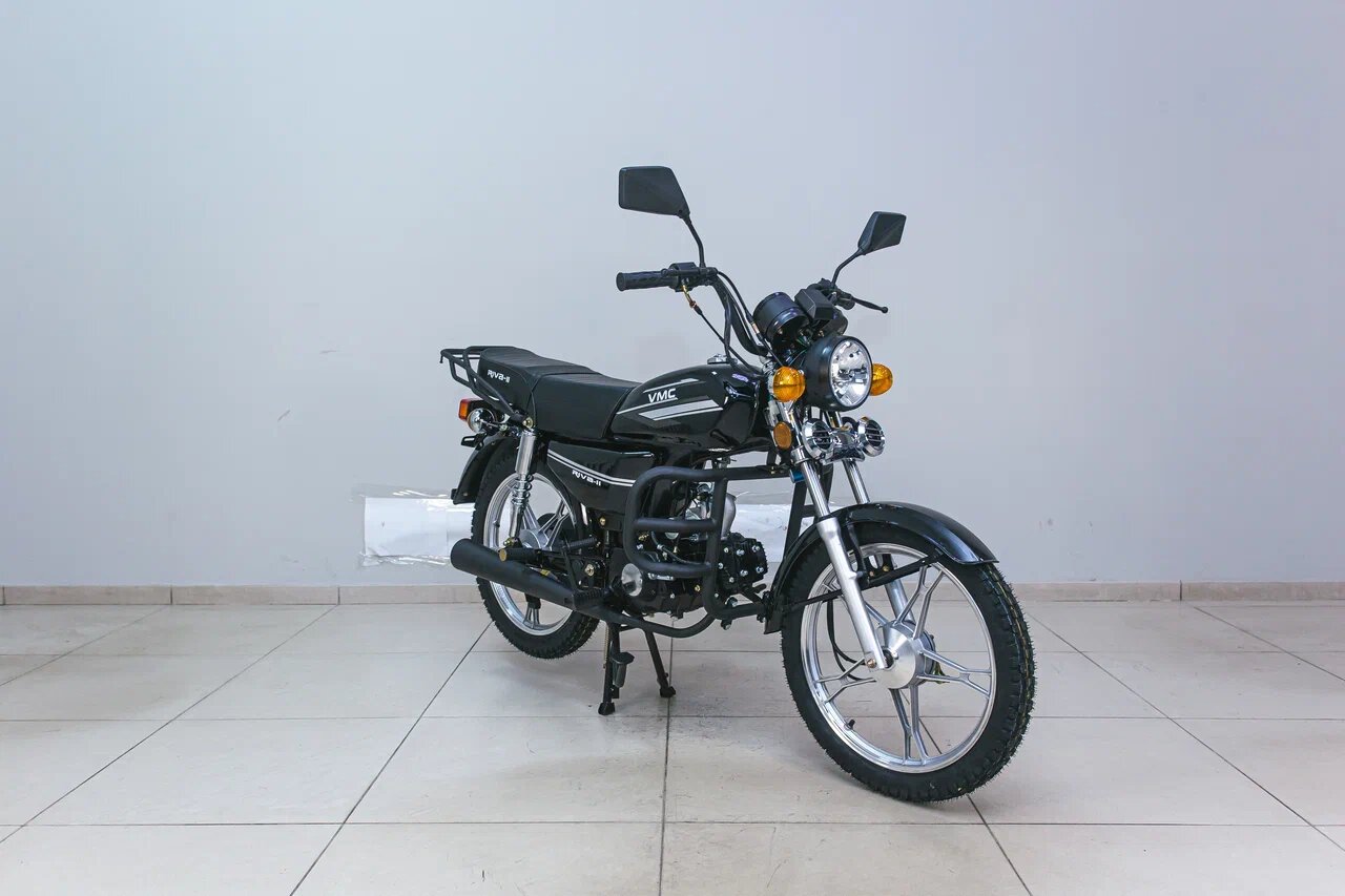 Мопед VMC RIVA-II СМ48Q (черный) артикул 5757Б В коробке без ПТС требует финальной сборки