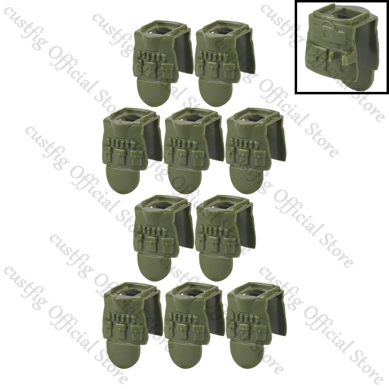 Тактические фигурки солдата из пластика custfig Зеленый, B2-60-1-10PCS