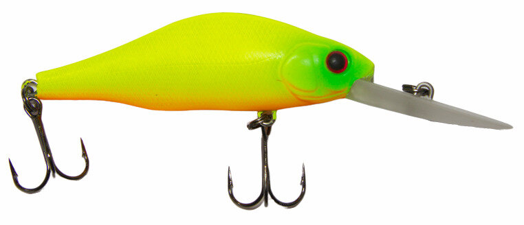 Воблер RUBICON Deep Ghost F, 70mm, 9.6gr, depth 0,1-2,5m, 456