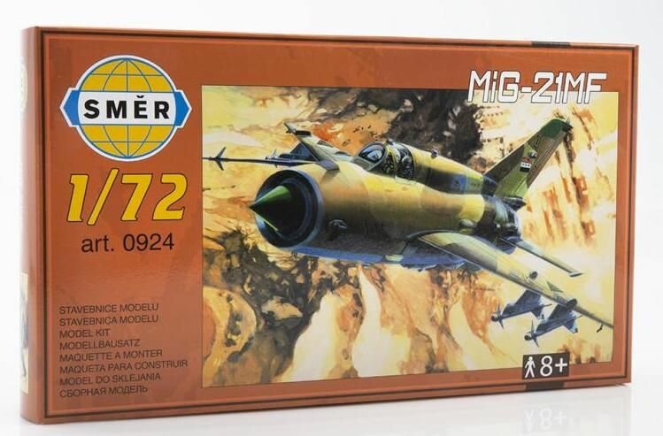 Сборная модель Истребитель МиГ-21МФ (1/72) Smer 0924