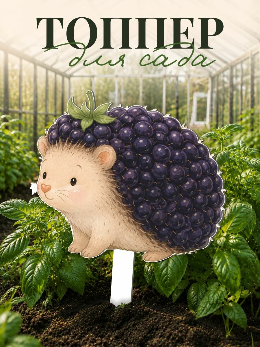 Фигурки для сада ёжик - ежевика