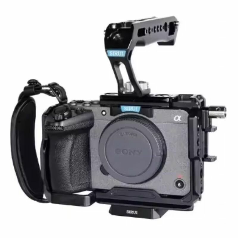 Кроличья клетка / фотоаппарат Sirui FX3/FX30 Черный Full Camera Cage Top Kit, Полный комплект верхней части корпуса камеры с неограниченной ручкой для подключения портов управления для Sony FX3 и FX30