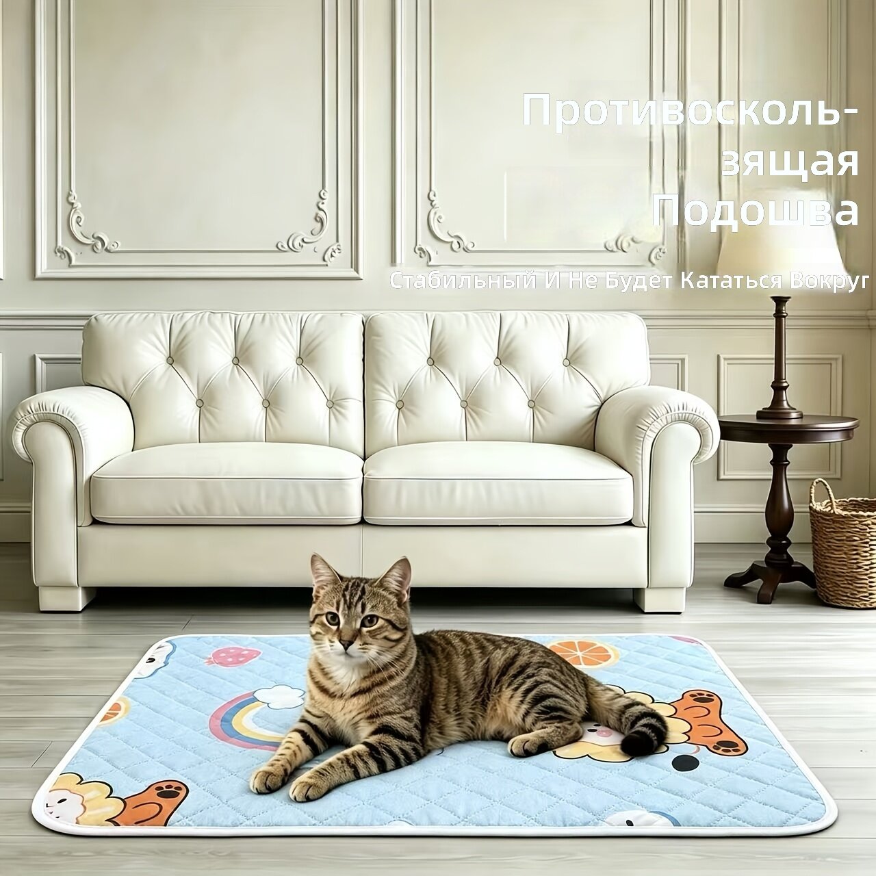 Улучшенный охлаждающий коврик для собак и кошек, модель Upgraded M, из полиэстера, дышащая сетка, впитывающий пот материал