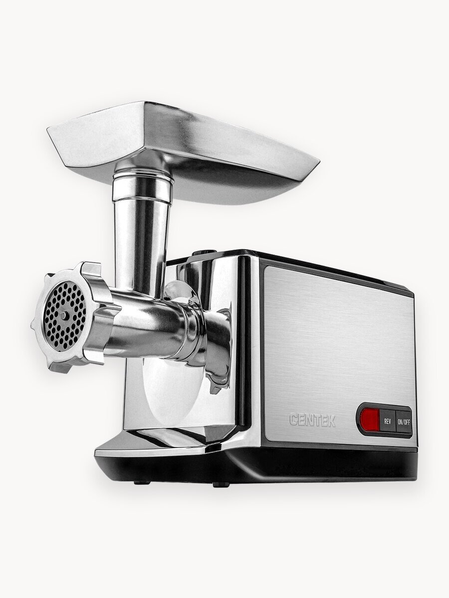 Мясорубка электрическая CENTEK CT-1613 - 2400Вт/ 2.4 кг/мин/ шнек V8/ металлический лоток/ 2 литых диска