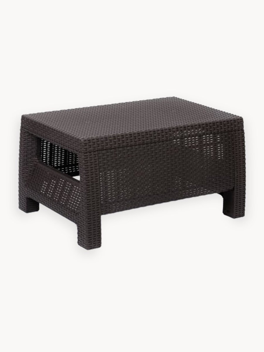 Стол Альтернатива Ротанг-Плюс М8841 765*570*420 мм мокко/темно-коричневый