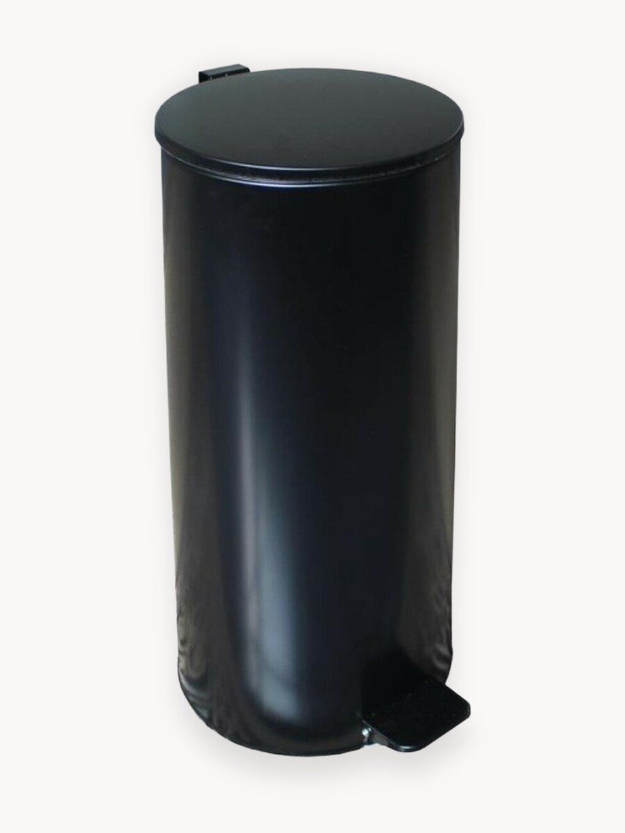 Ведро для мусора Титан Мета Титан с педалью 30 л, черное