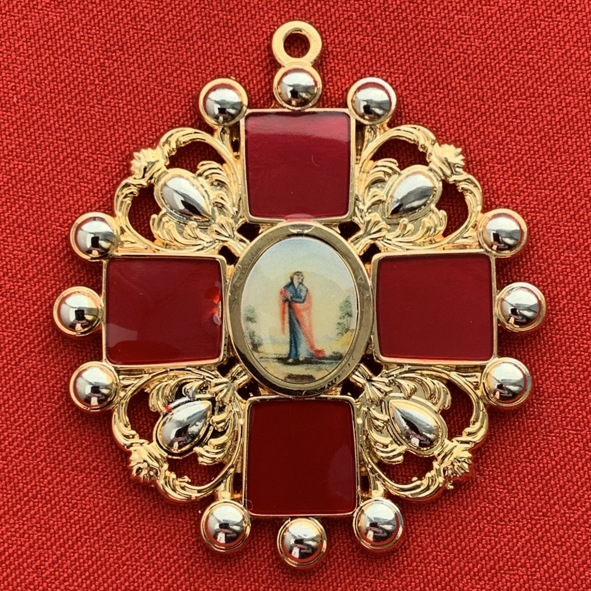 Орден Святой Анны, муляж награды Российской империи. Размер 50х45 мм.