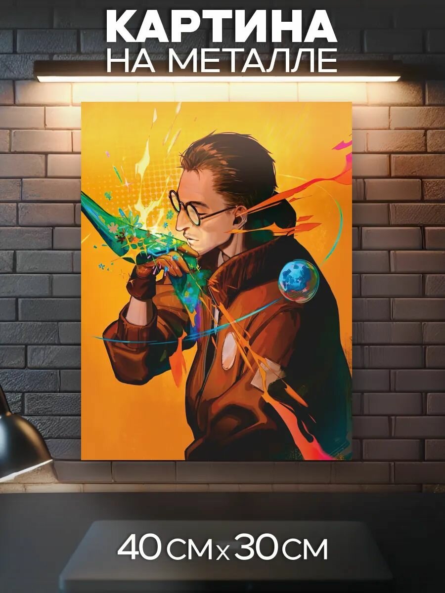 Картина на стену Disco Elysium - Ким Кицураги