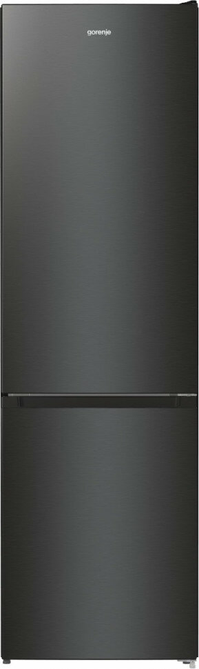 Холодильник Gorenje NRK6202EBXL4, A++, 331 л, цифровой дисплей, размораживание NoFrost, черный