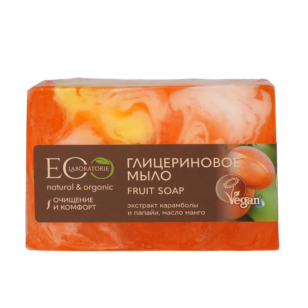 EcoLab Мыло глицериновое Fruit Soap 130 г 1 шт