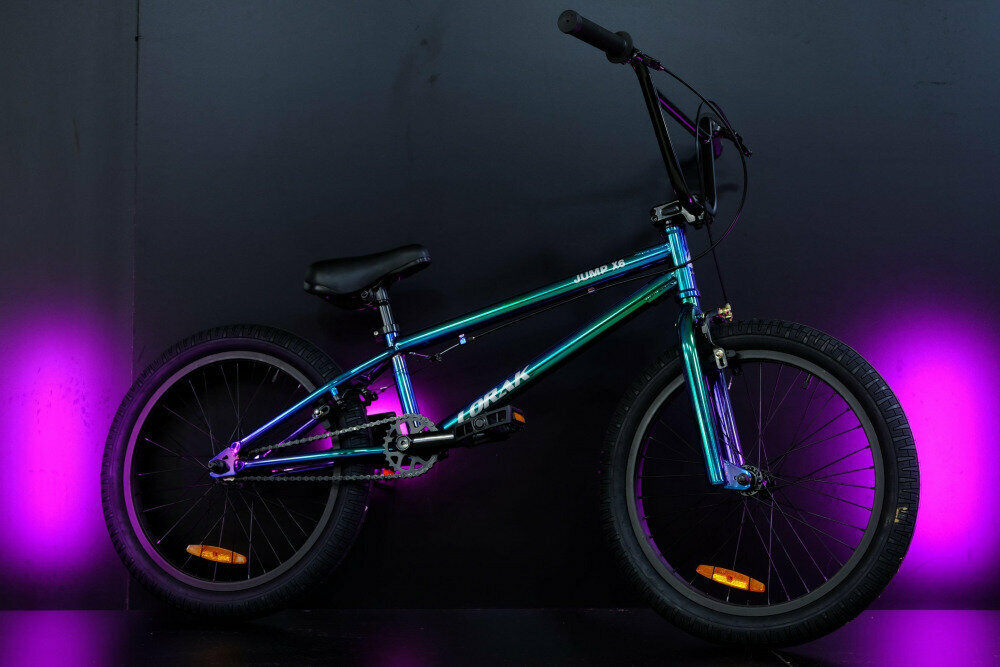 Велосипед BMX для детей и взрослых LORAK Jump X6 хроммолибден