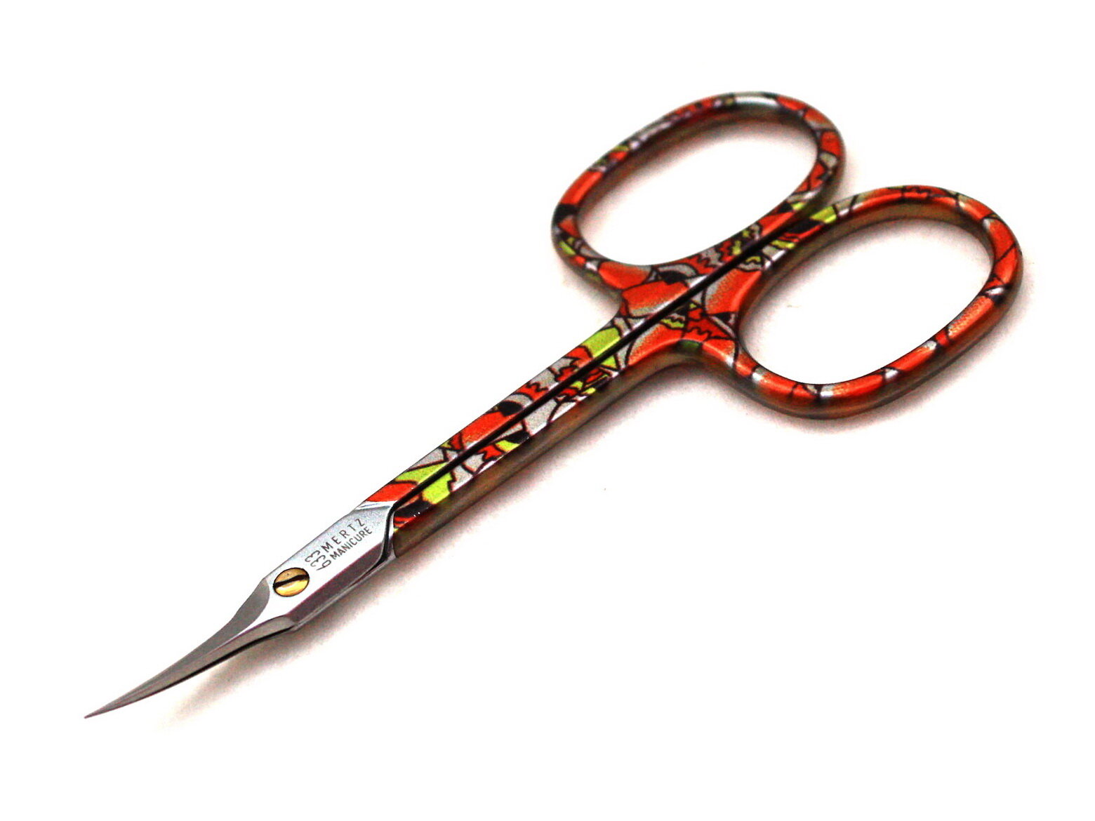 Ножницы маникюрные для кутикулы Mertz Manicure (Германия) 633CPS, профессиональная студийная заточка, длина 9 см