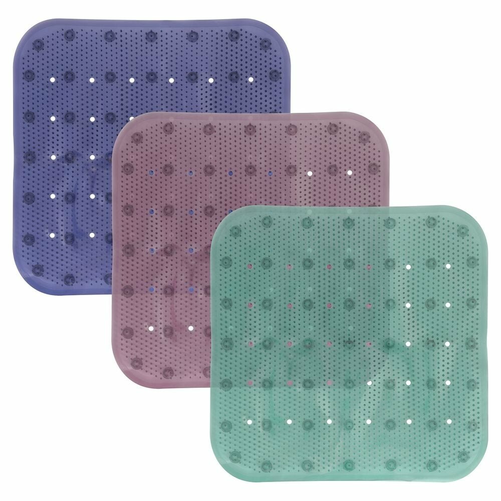 Массажный коврик для душевой кабины мультидом 43х45 см, несколько цветов YJ38-7