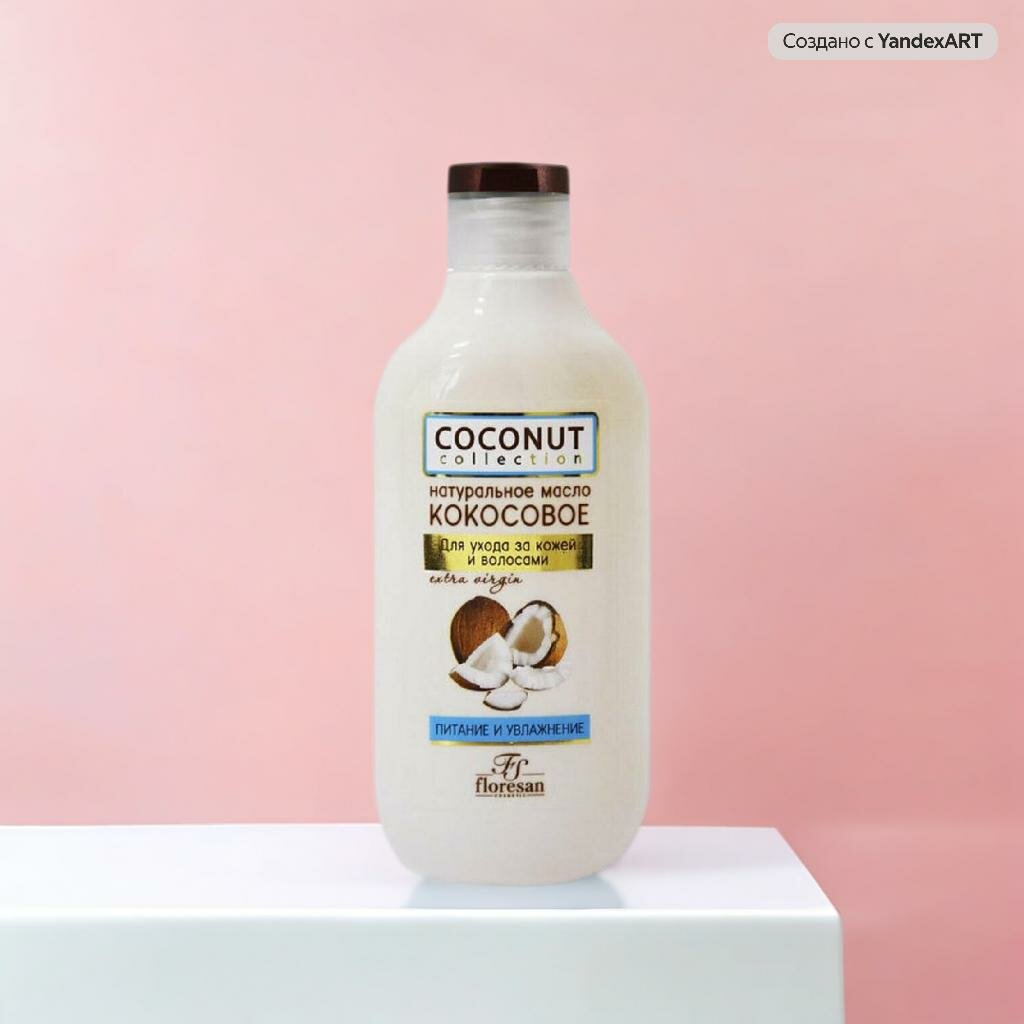 Floresan Масло кокосовое натуральное Coconut Collection, 300 мл