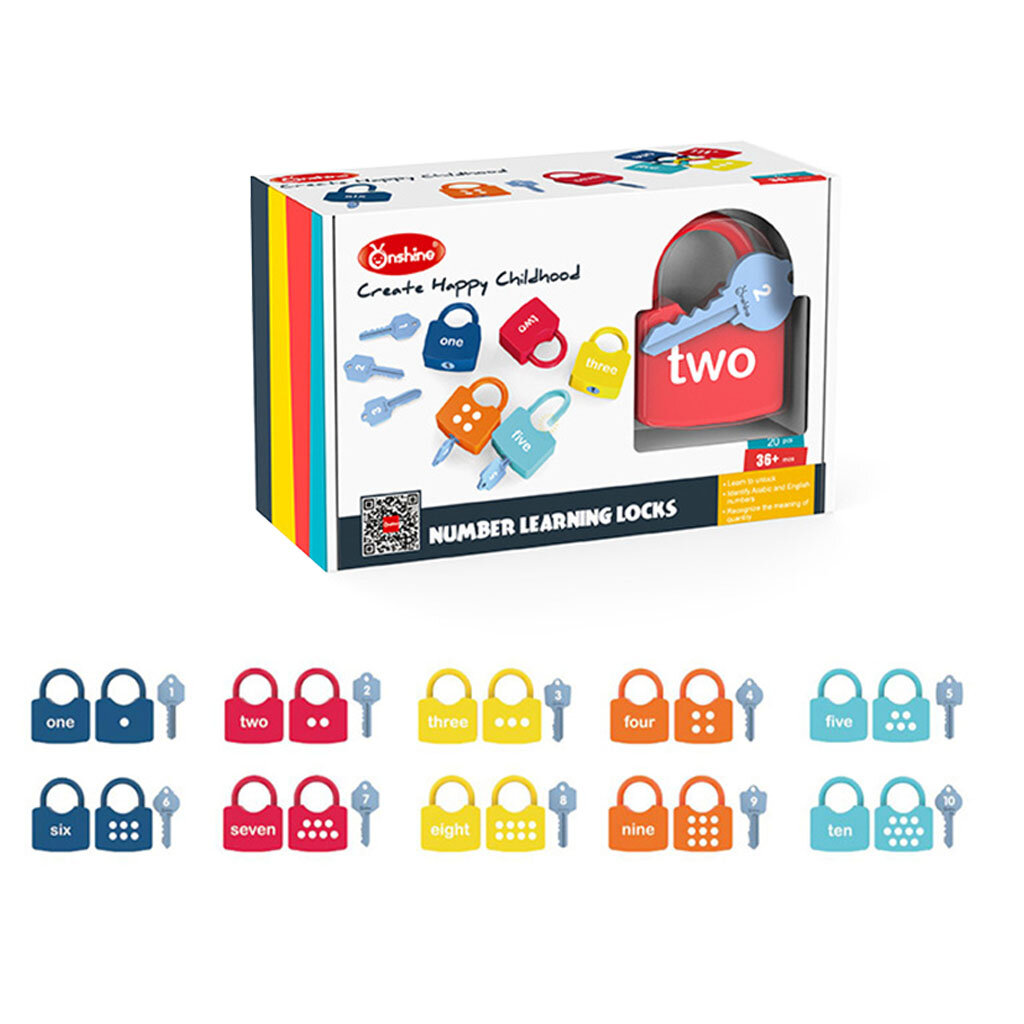 1 комплект Обучающих Игрушек Для Подсчета Числовых Замков Развивающие Цифры И Буквы, Соответствующие Игрушке, Обучающая Дошкольная Развивающая Игрушка