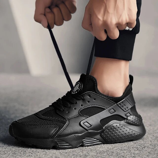 Мужские спортивные кроссовки, кроссовки для бега, дышащие, амортизирующие, черные баскетбольные кроссовки, модные, для бега на открытом воздухе, повседневные спортивные баскетбольные кроссовки