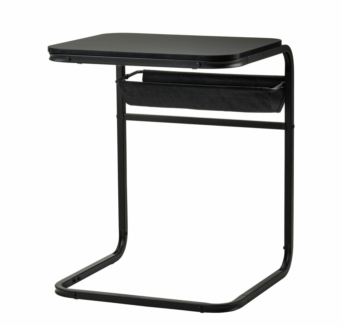 OLSEROD Придиваннный столик, антрацит/темно-серый, 53 х 50 см