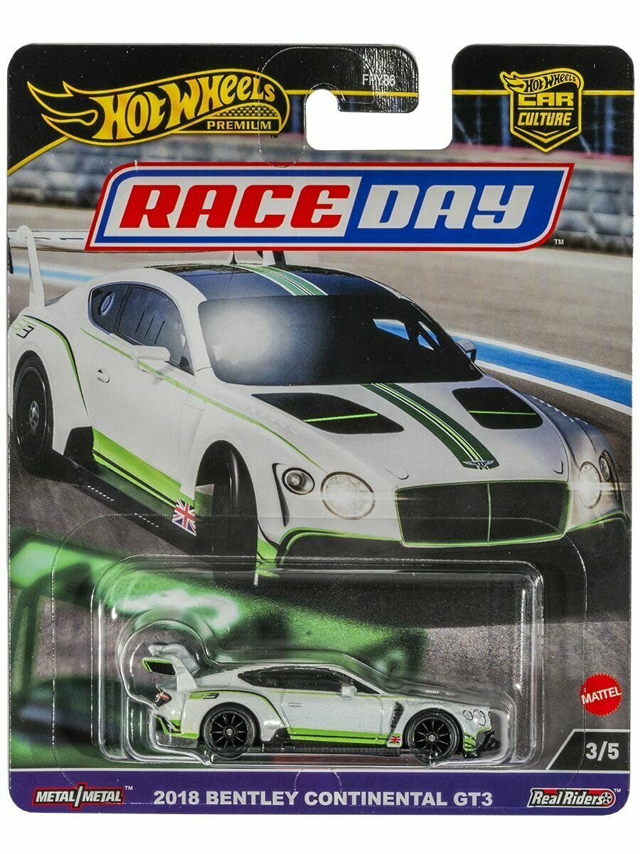 Машинка Hot Wheels Premium 2018 Bentley Continental GT3