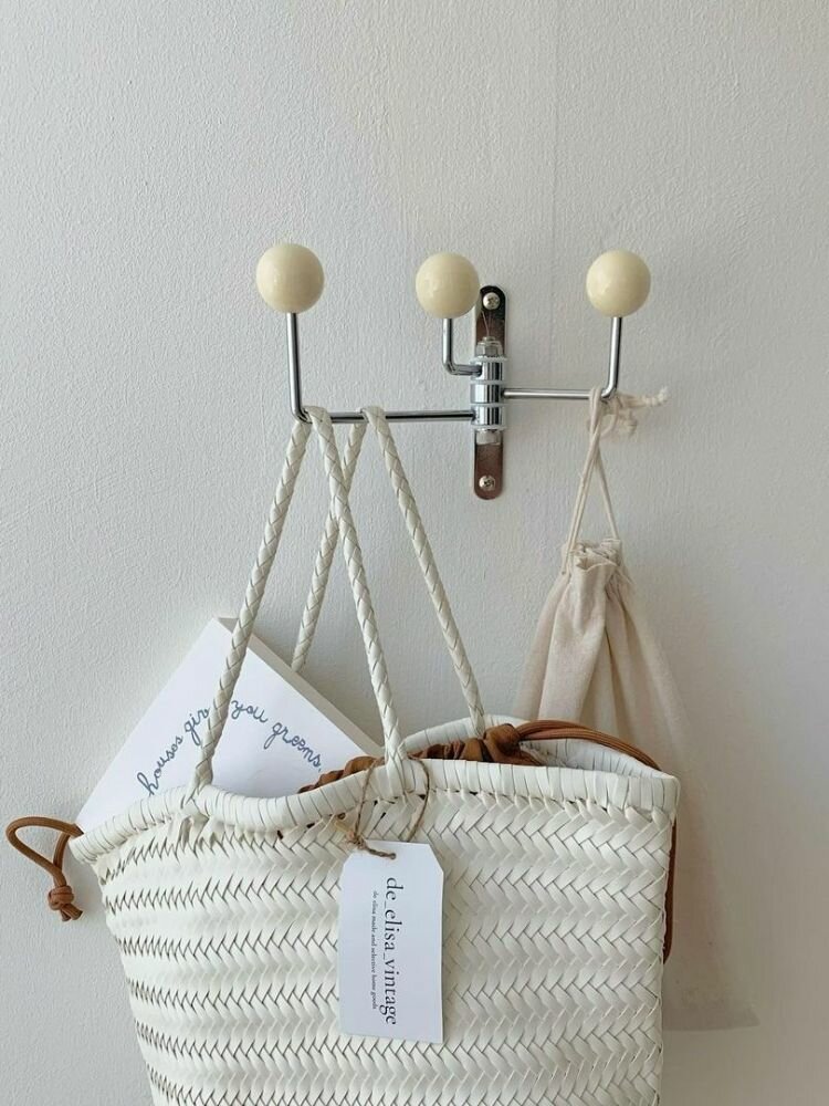 Ретро декоративный крючок из кованого железа, многофункциональный, вращающийся, для спальни, гостиной