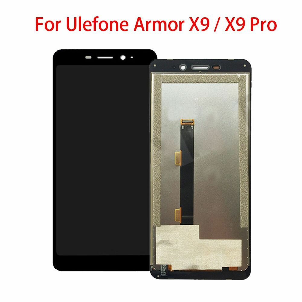 Дисплей для Ulefone Armor X9; Ulefone Armor X9 Pro Дисплей для в сборе с тачскрином Чёрный