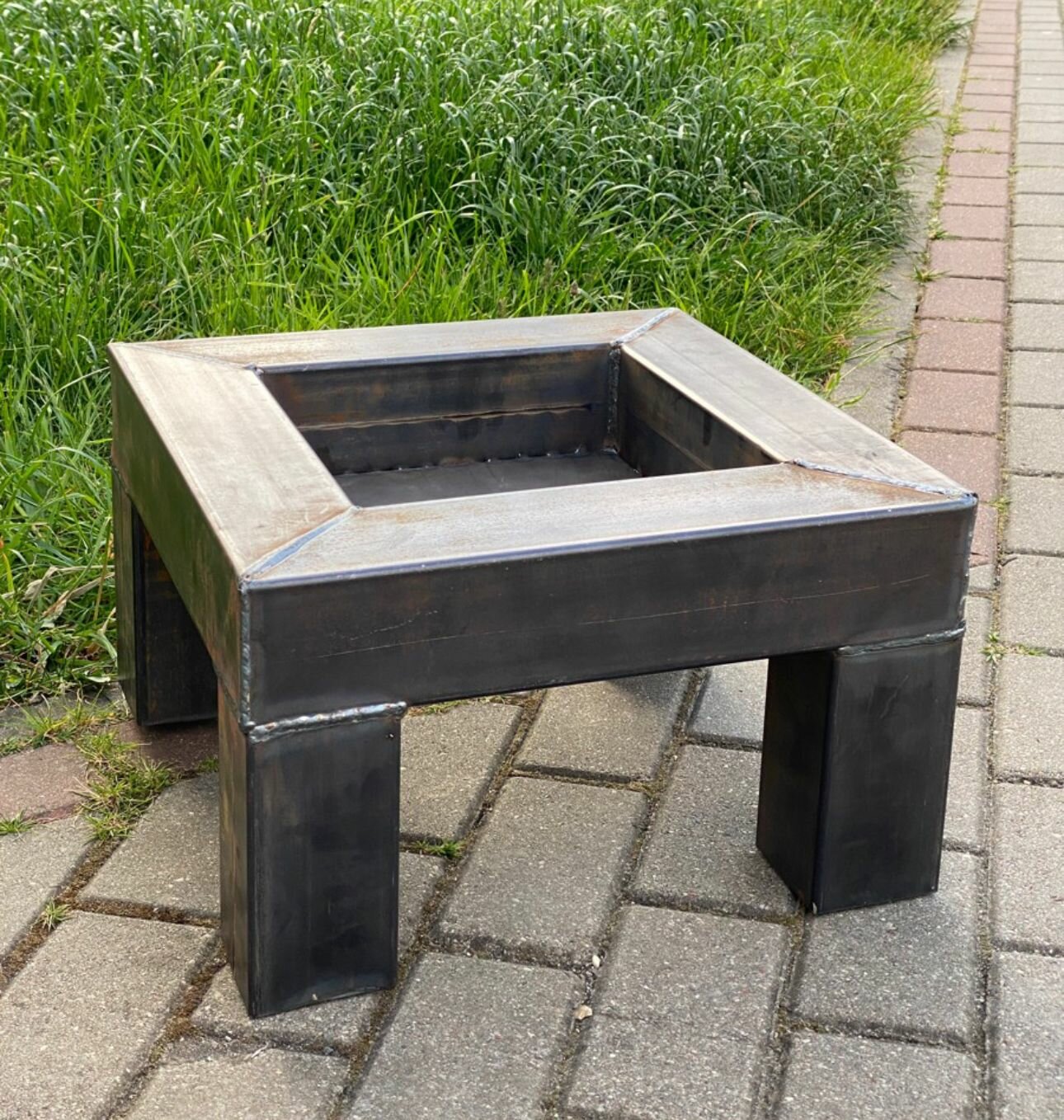 Костровая чаша 40х40см высота 16см без покраски очаг