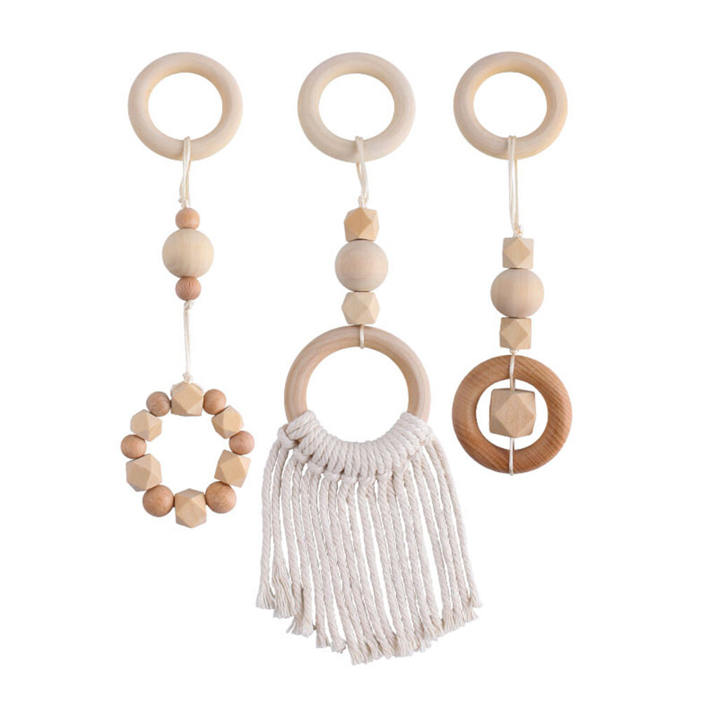 3 шт./компл, скандинавские детские подвески в рамку для спортзала, украшения для детской комнаты, подарки, деревянная вешалка для одежды, подвесные игрушки для игр