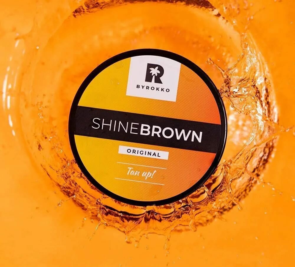 BYROKKO Shine Brown Премиум крем-ускоритель загара , эффективен на солнце,3 шту