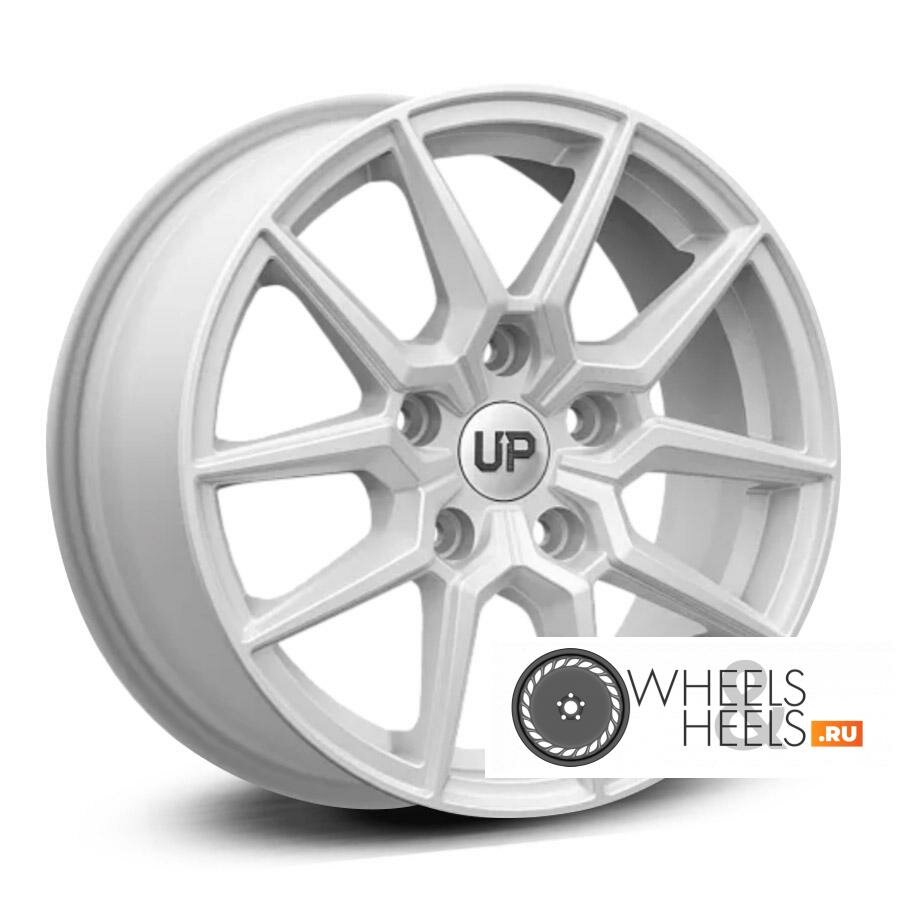 Диск автомобильный литой Wheels UP Up117 15x6.5 5x114.3 et43 dia66.1 Серебристый