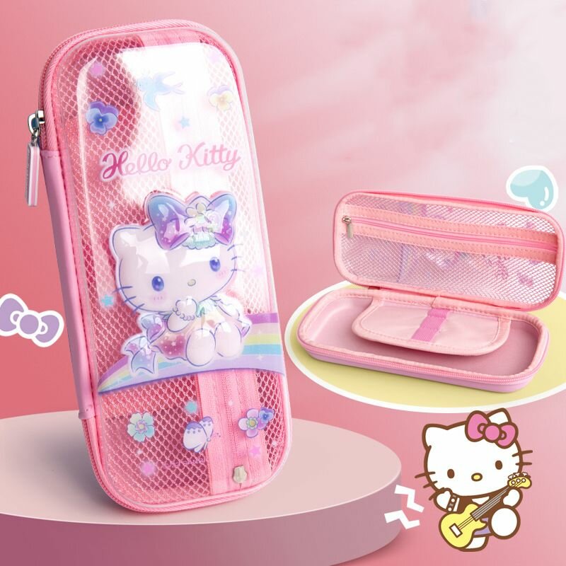 Санрио Привет Китти Оригинальный холстяной пенал Hello Kitty от Sanrio