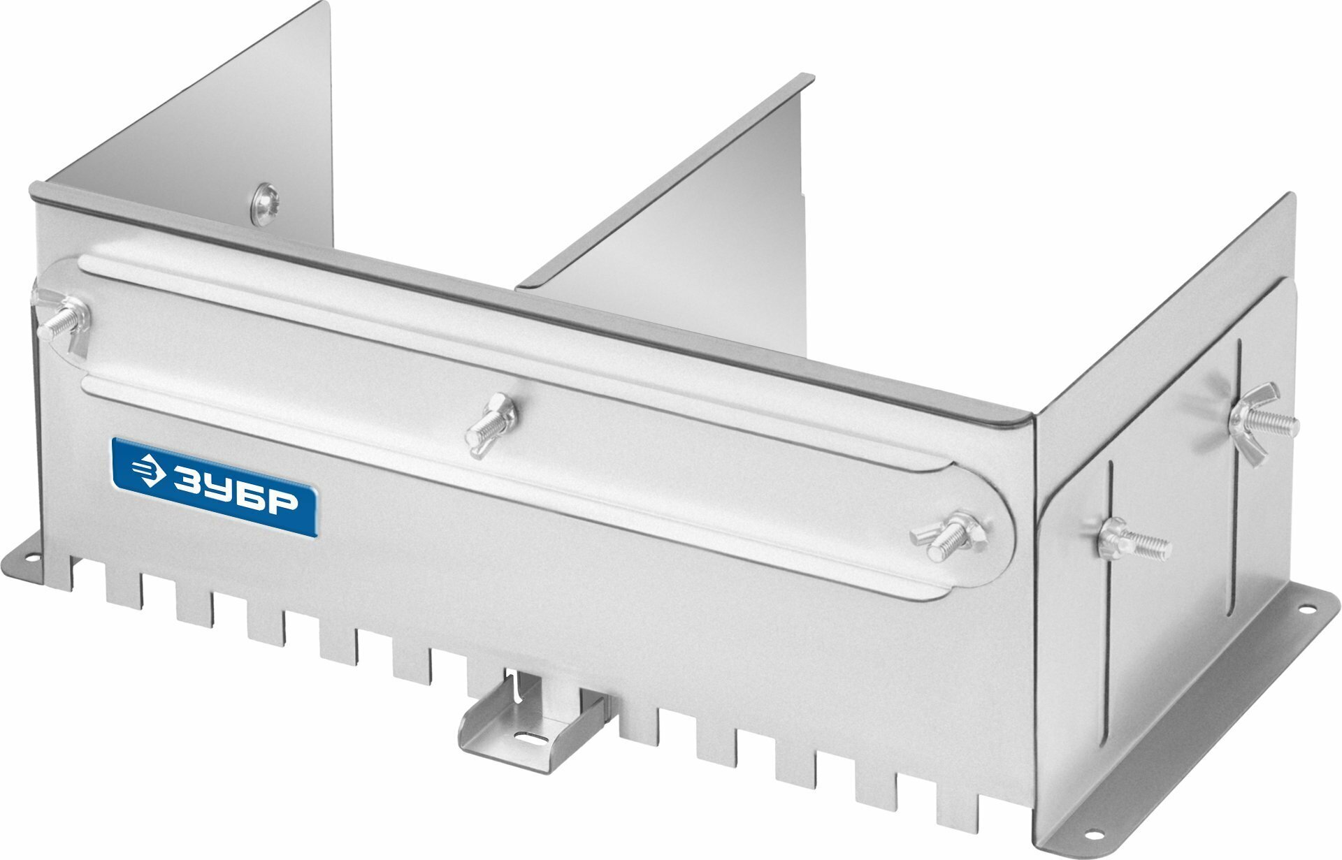 ЗУБР зуб 12*12 мм, до 600 мм, оцинкованная сталь, Раздвижная гребенка для плитки, профессионал (08045-12)