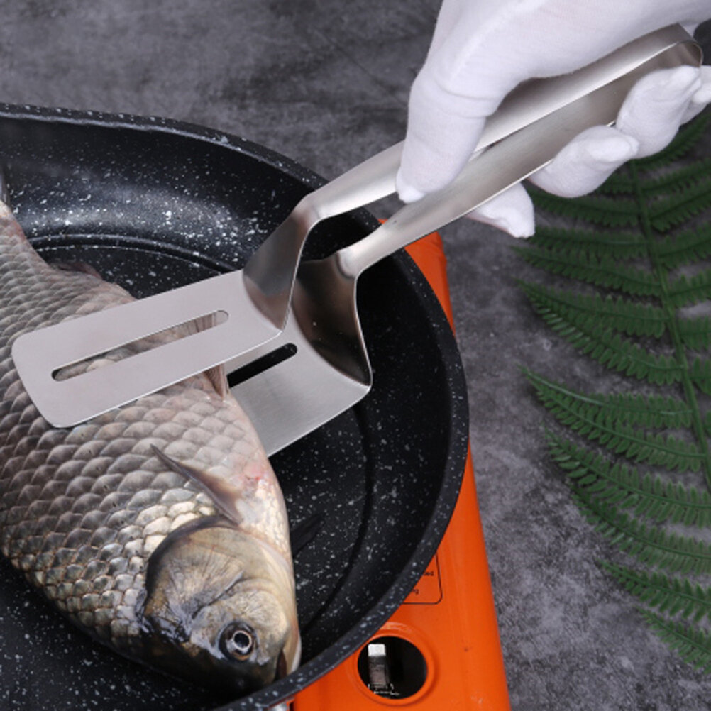 Щипцы для мяса из нержавеющей стали, щипцы для готовки, многофункциональные щипцы-лопатки для еды
