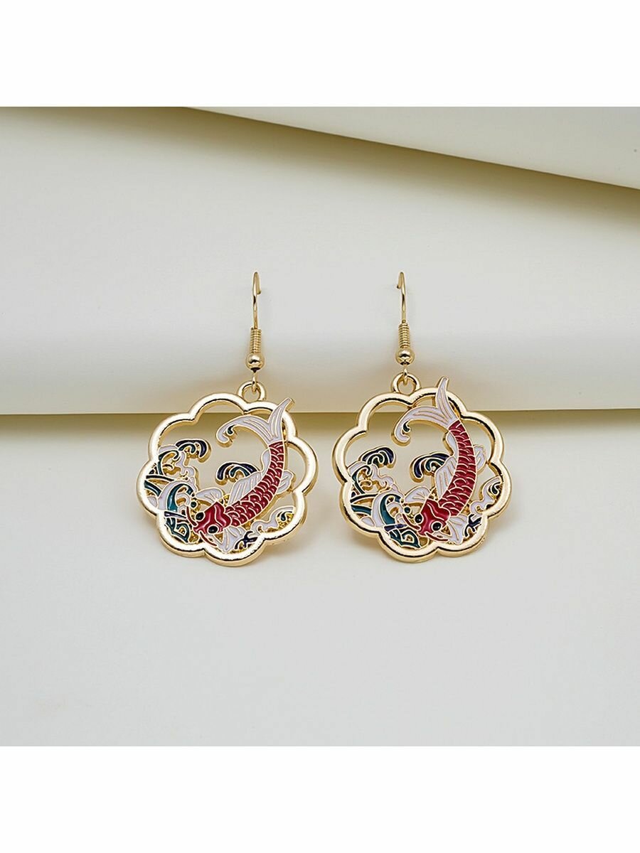 Серьги, эмаль