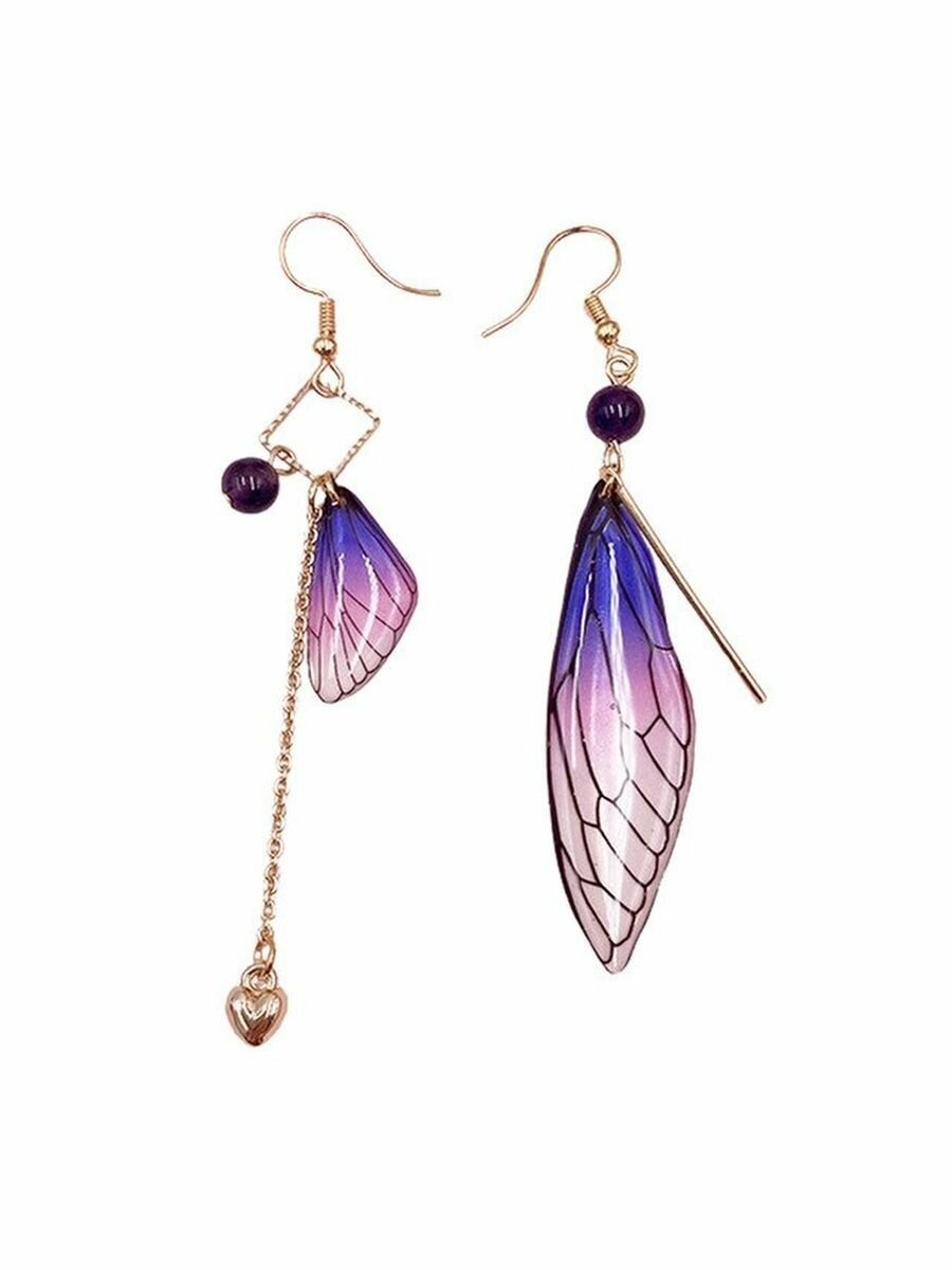 Серьги двусторонние