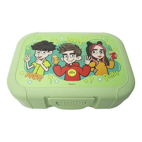Ланч-бокс детский ND Play Влад А4, дизайн 3, 18х12,5х5,5 см, пластиковый 850 мл (315530)
