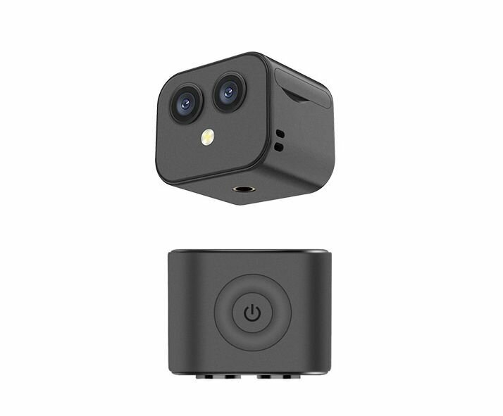 4K камера с двумя объективами, Wi-Fi, беспроводная сетевая радионяня, память 64 ГБ