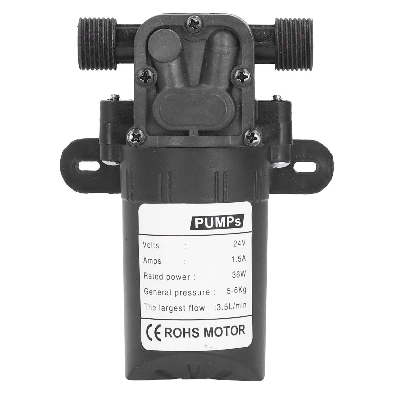 Насоссинтерфейсом1/2дюйма, диафрагменныйнасос,24В,36Вт, самовсасывающийводянойнасос.
