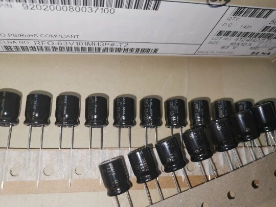 ELNA RFO Серия 63V100UF/63V Золото Аудио Электролитические Конденсаторы 10*12 10шт цена