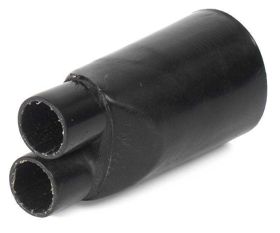 Перчатка термоусаживаемая КВТ 2ТПИ-25/50 для 2 жильных кабелей, черный, 25/50мм², 1шт. / электрика