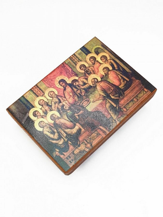 Икона Тайная Вечеря, под старину, 15х19 см