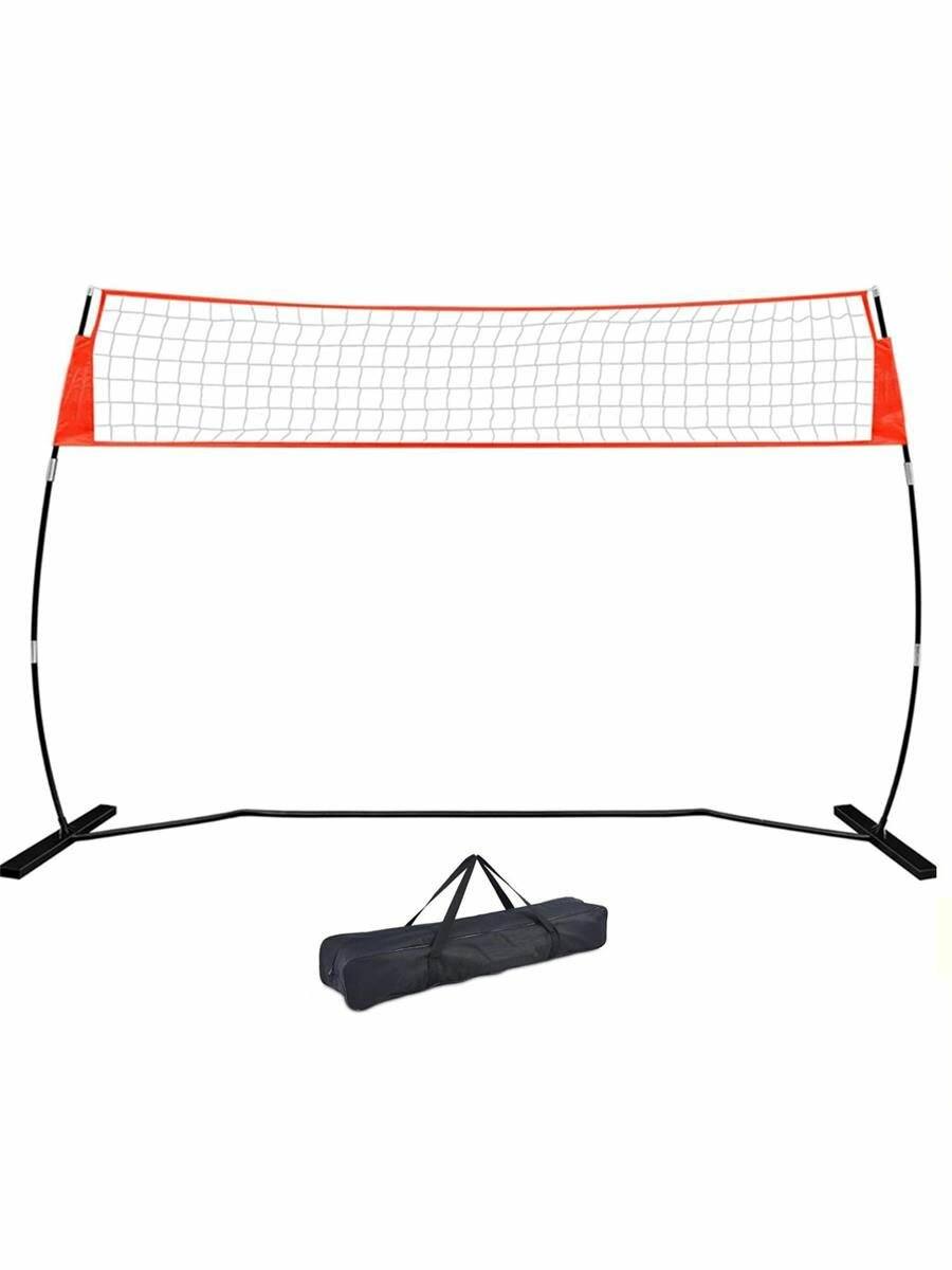 12FT/18FT портативная волейбольная тренировочная сеть для ударов или обеспечения практики, регулируемая высота