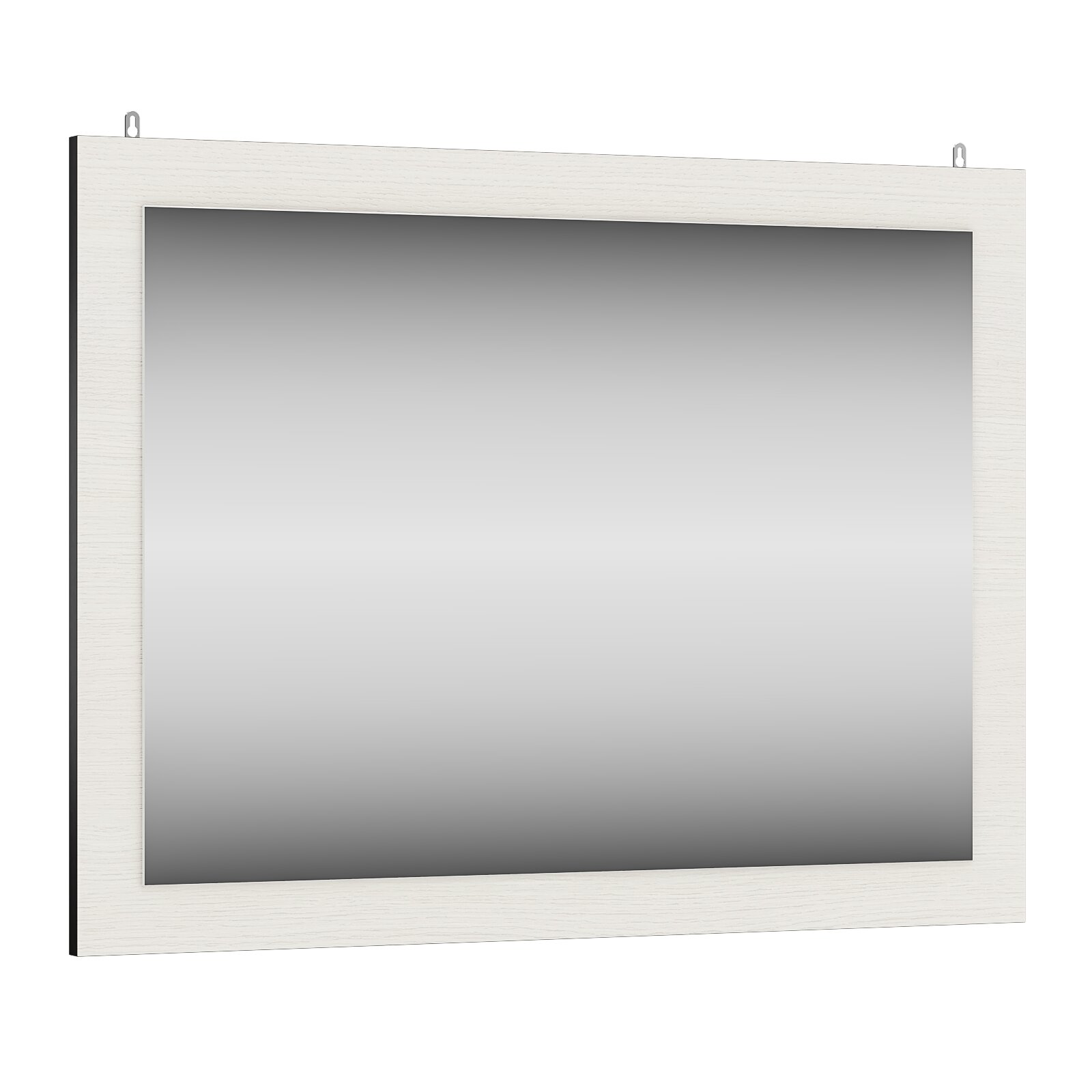 Зеркало Сакура, цвет дуб лоредо (кромка венге), 80х2х60 см, можно вешать горизонтально или вертикально