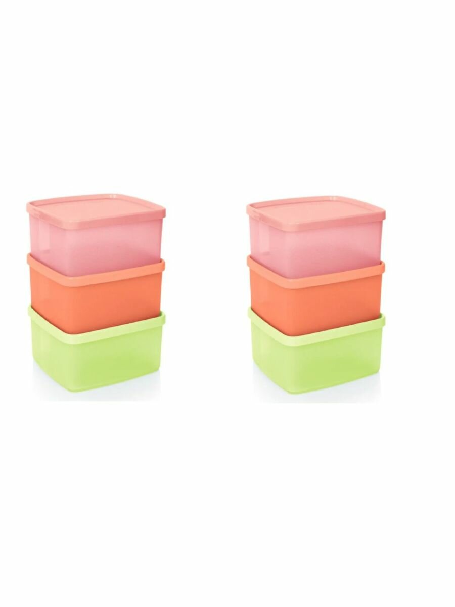 Tupperware Контейнер пищевой, 2400 мл, 6 шт