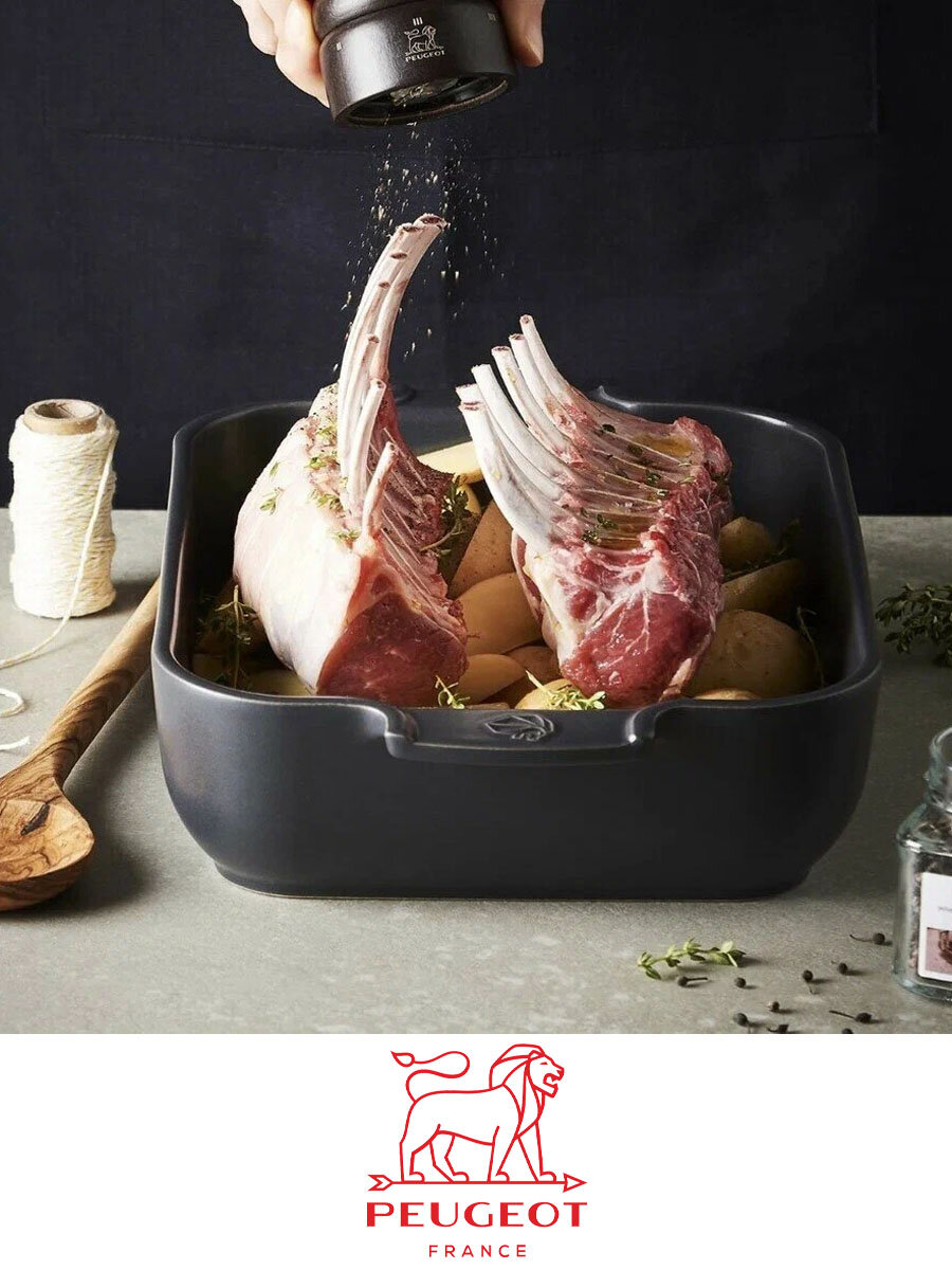 Форма для запекания прямоугольная Peugeot Slate 32x20см, керамическая