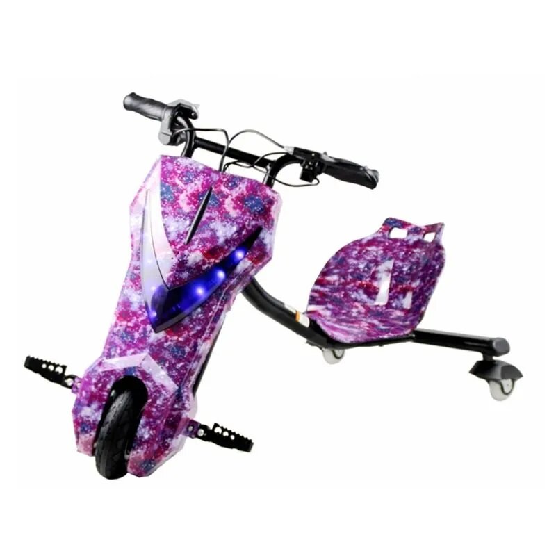 Детский электрический самокат-Дрифт карт (дрифт карт)Вращение на 360 градусов, электрический трехколесный велосипед 36В/250W